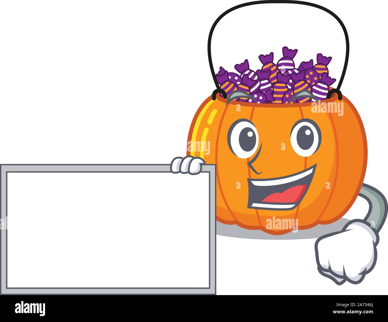 With board candy bucket in a cartoon jar Stock Vector Image & Art - Alamy