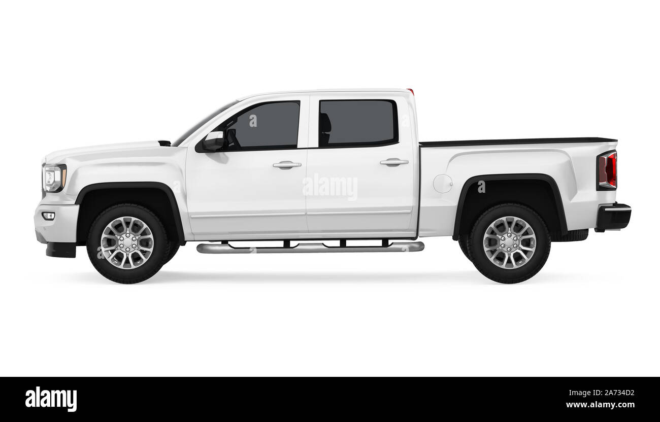 Large american truck front view Cut Out Stock Images & Pictures - Alamy