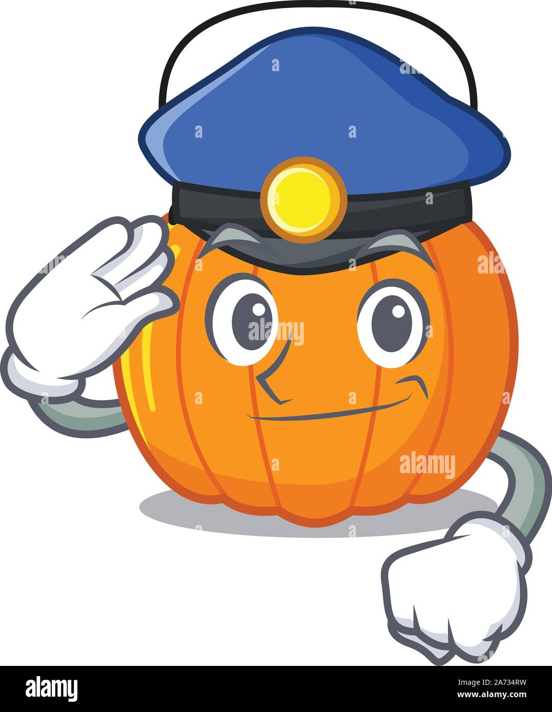 Police candy bucket in a cartoon jar Stock Vector Image & Art - Alamy