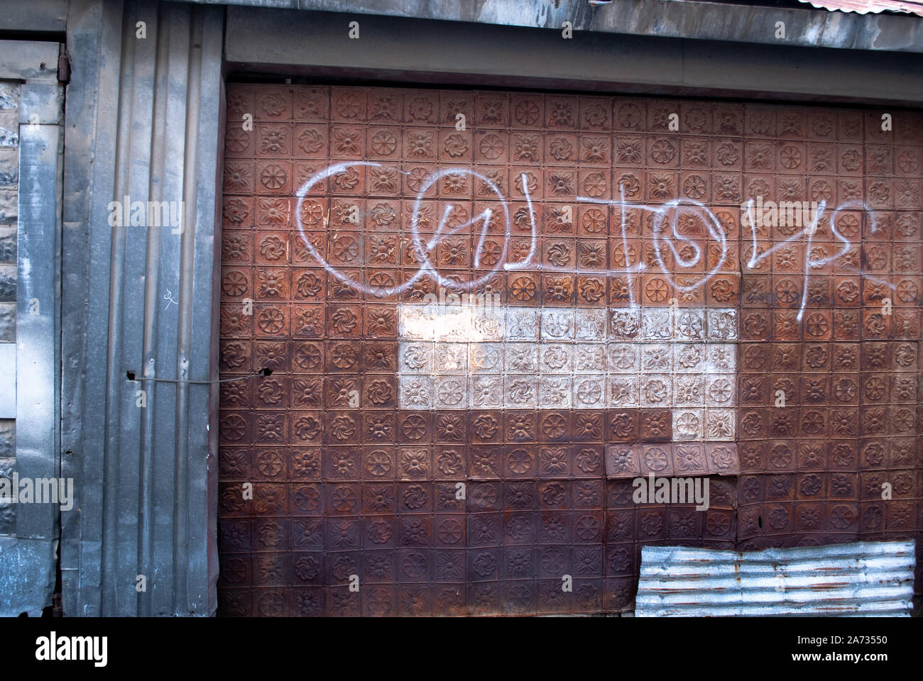 Colton Park Graffiti Stock Photo - Alamy