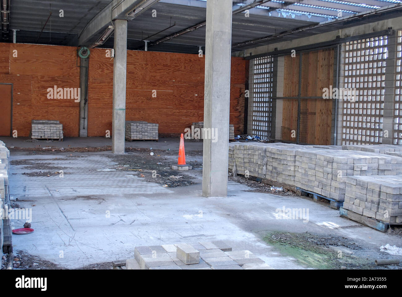 Carousel Mall Bricks Stock Photo - Alamy