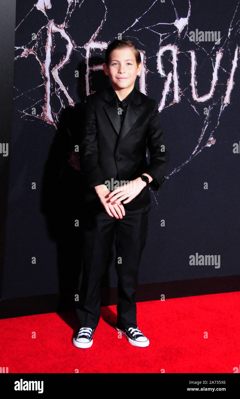 Los Angeles, California, USA 29th October 2019 Actor Jacob Tremblay ...