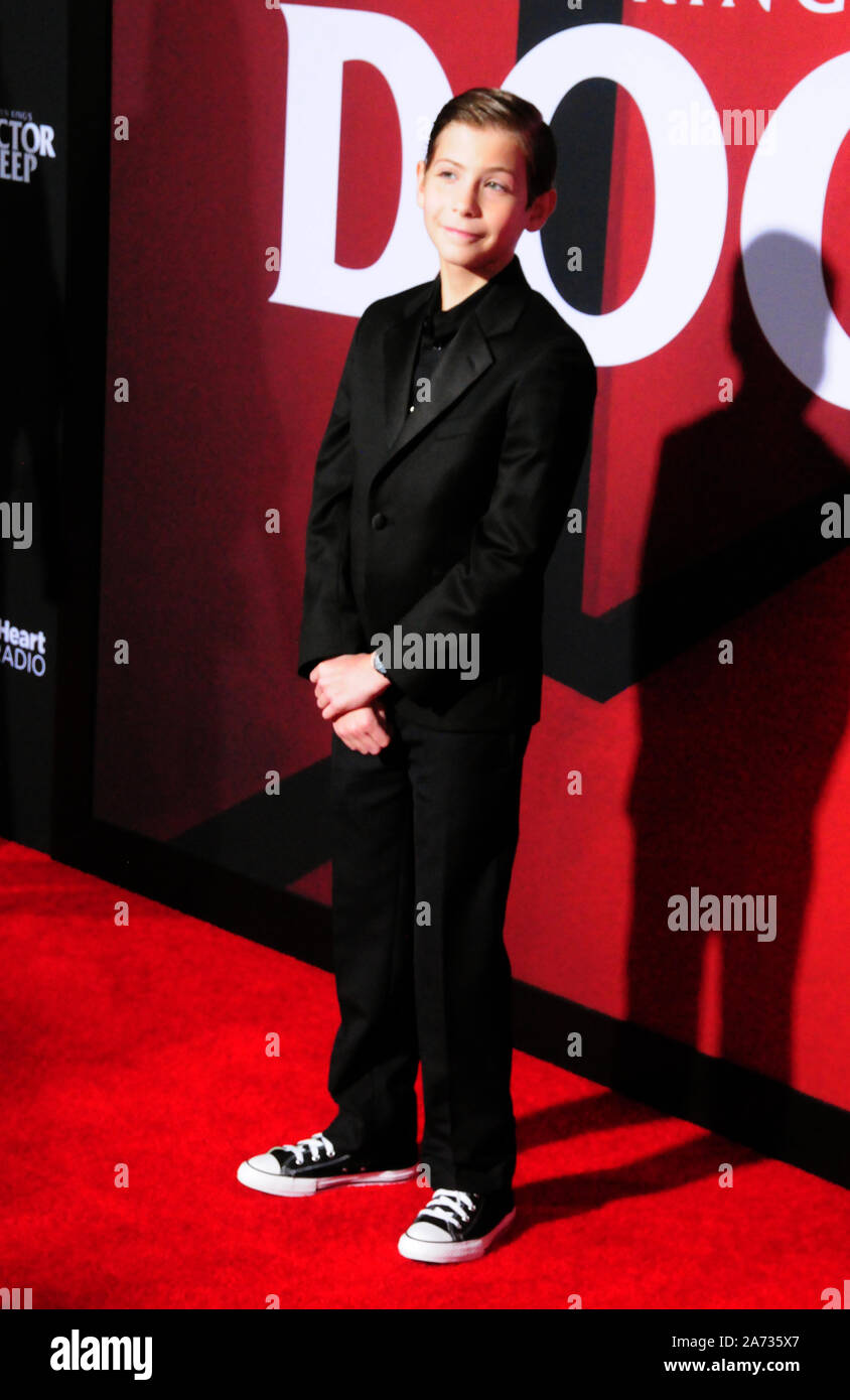 Los Angeles, California, USA 29th October 2019 Actor Jacob Tremblay ...