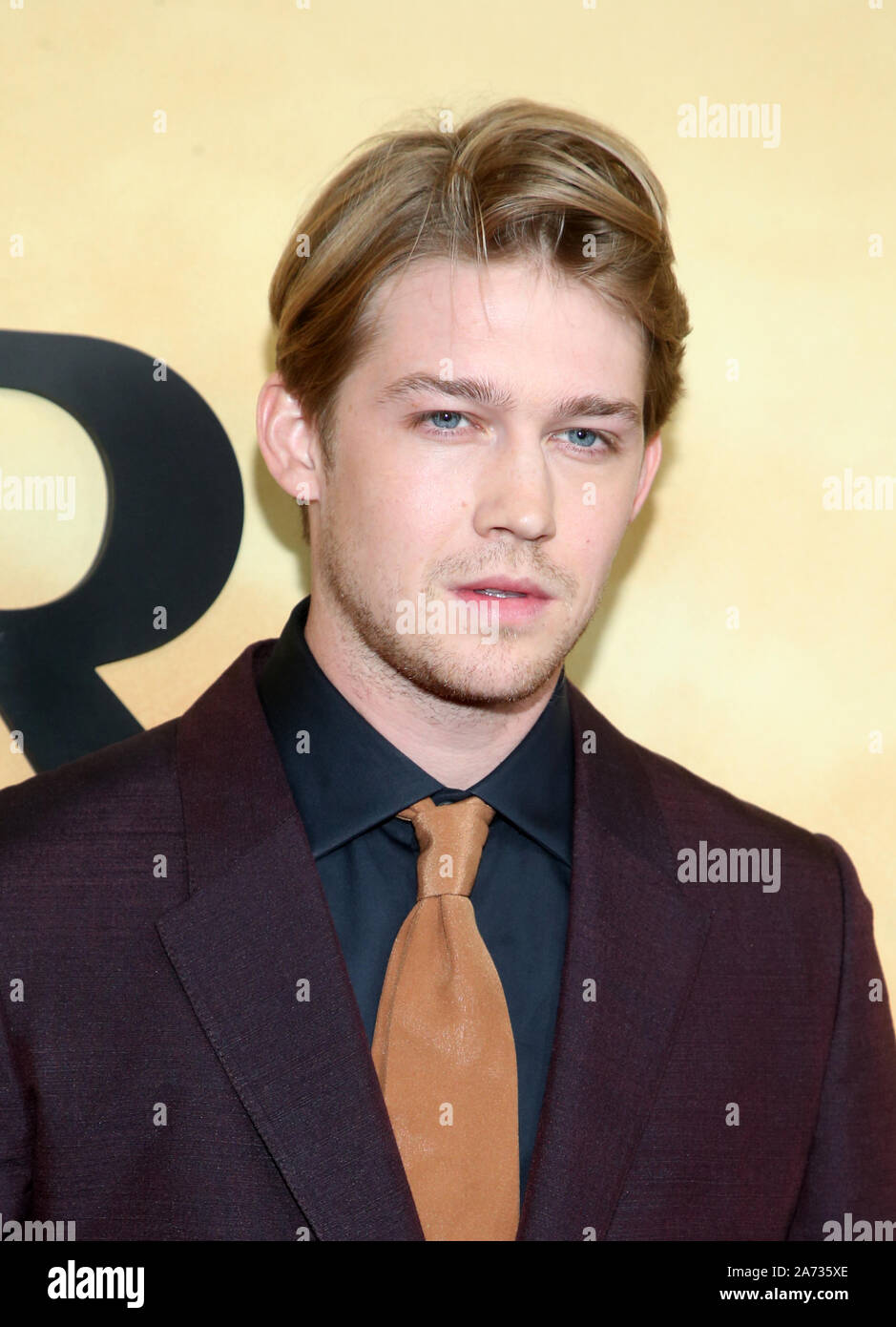 Los Angeles, Ca. 29th Oct, 2019. Joe Alwyn, at the Los Angeles Premiere ...
