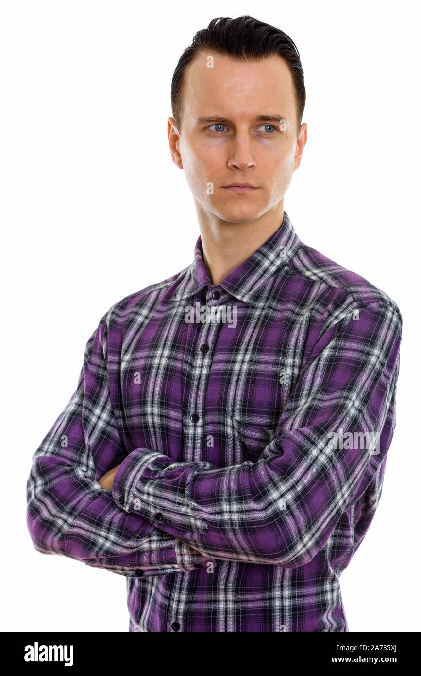 Vertical studio shot handsome hipster hi-res stock photography and ...