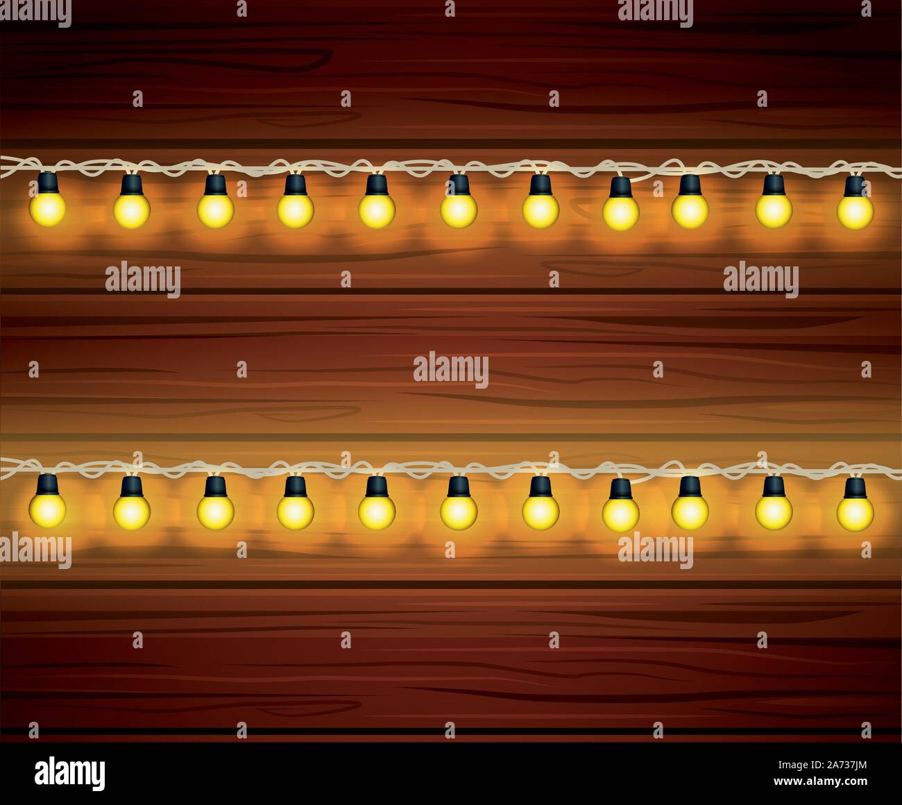 Christmas lights hanging in xmas Stock Vector Images - Alamy