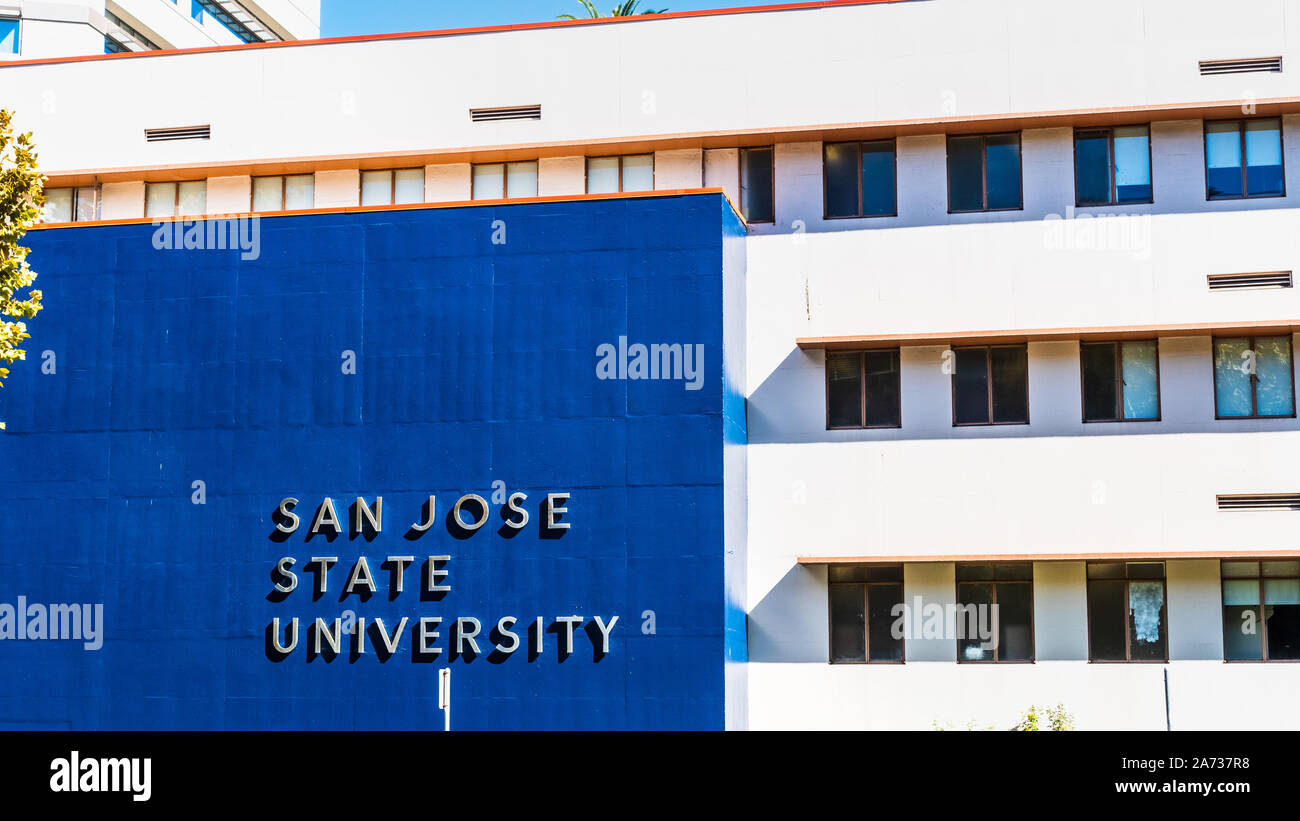 Oct 20, 2019 San Jose / CA / USA - San Jose State University (SJSU ...