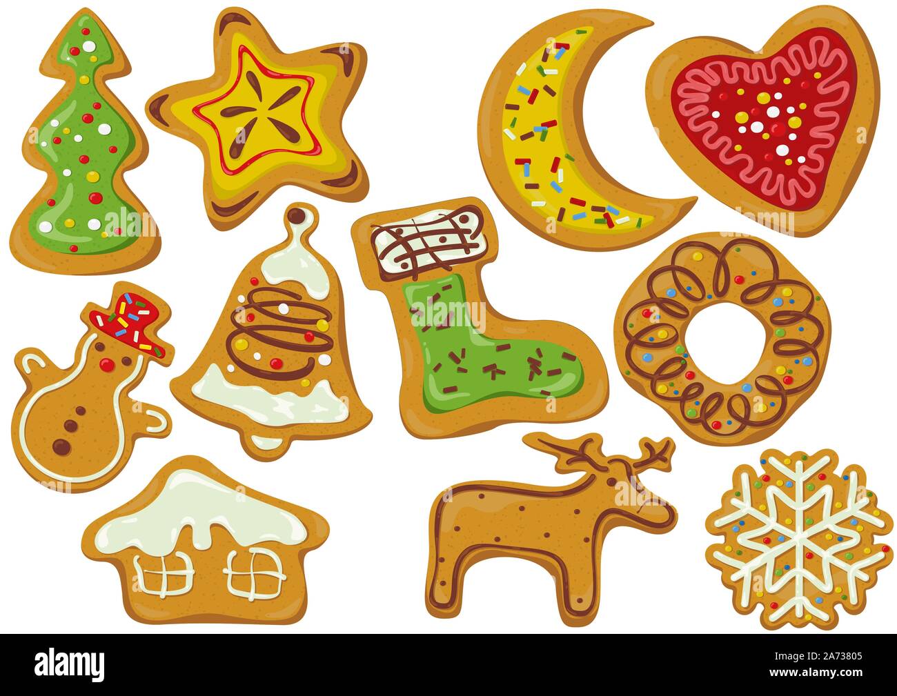 Marzipan bread Stock Vector Images - Alamy