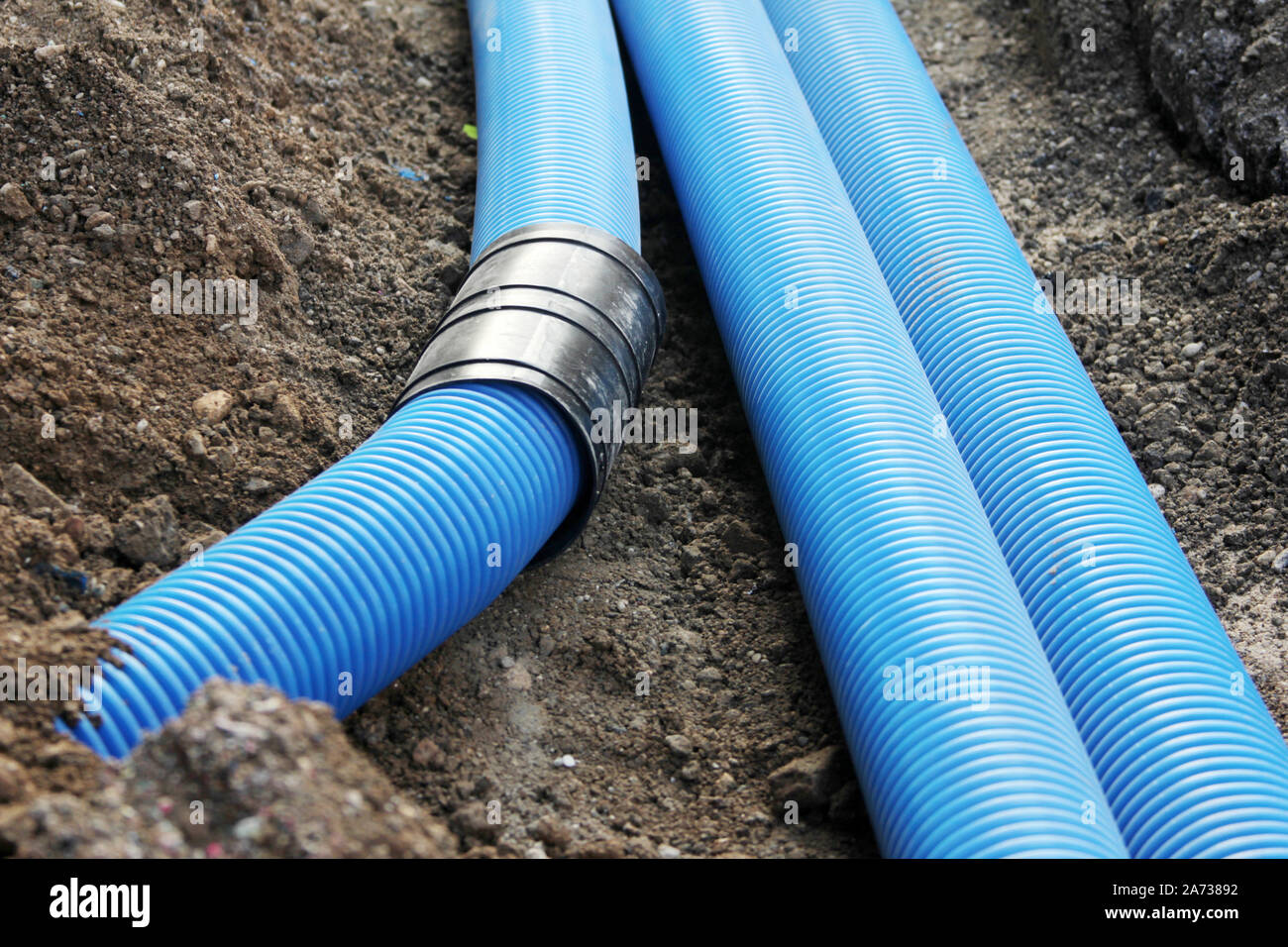 Electric cabling pipes hi-res stock photography and images - Alamy