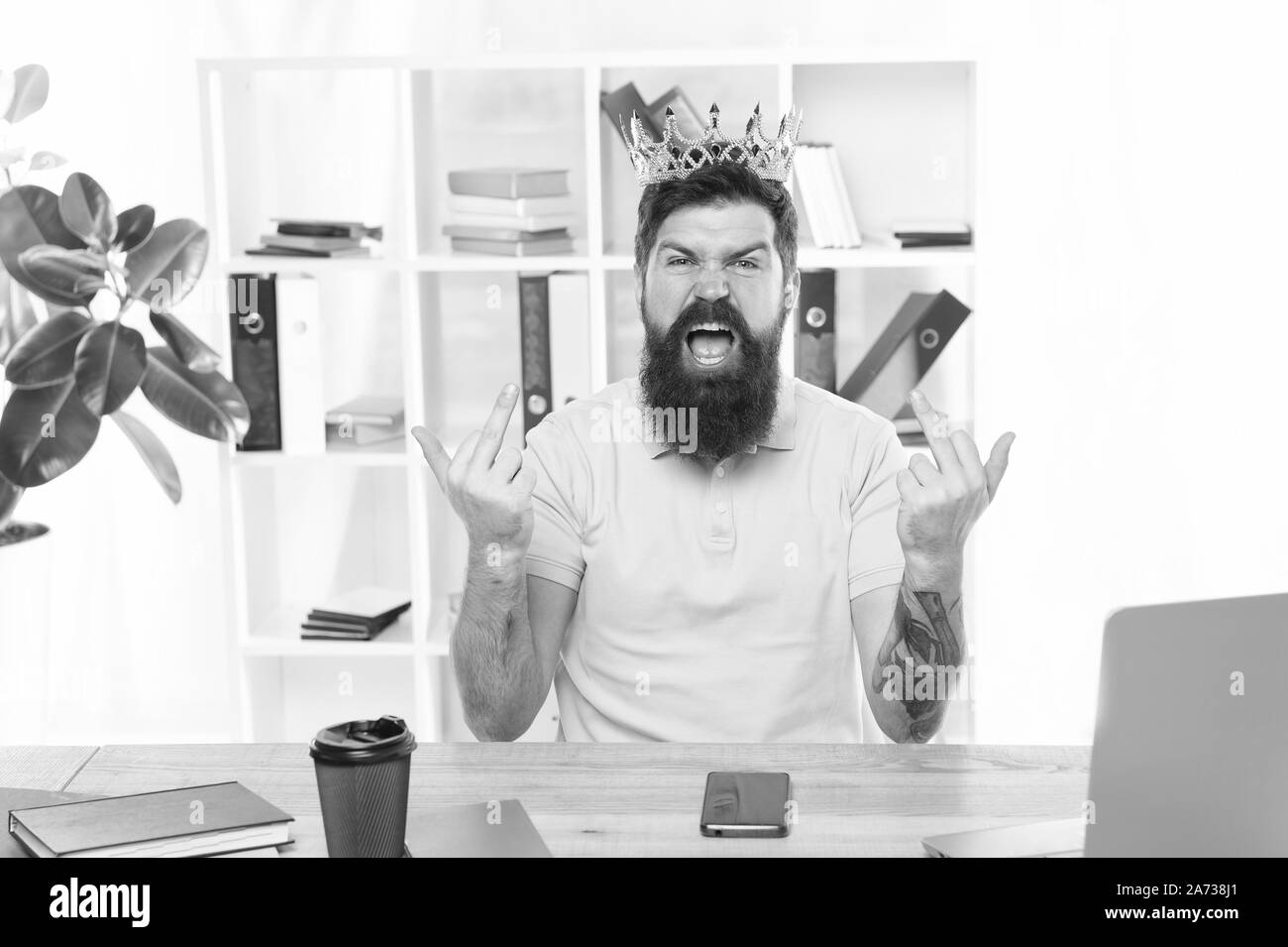 Middle finger Black and White Stock Photos & Images - Alamy