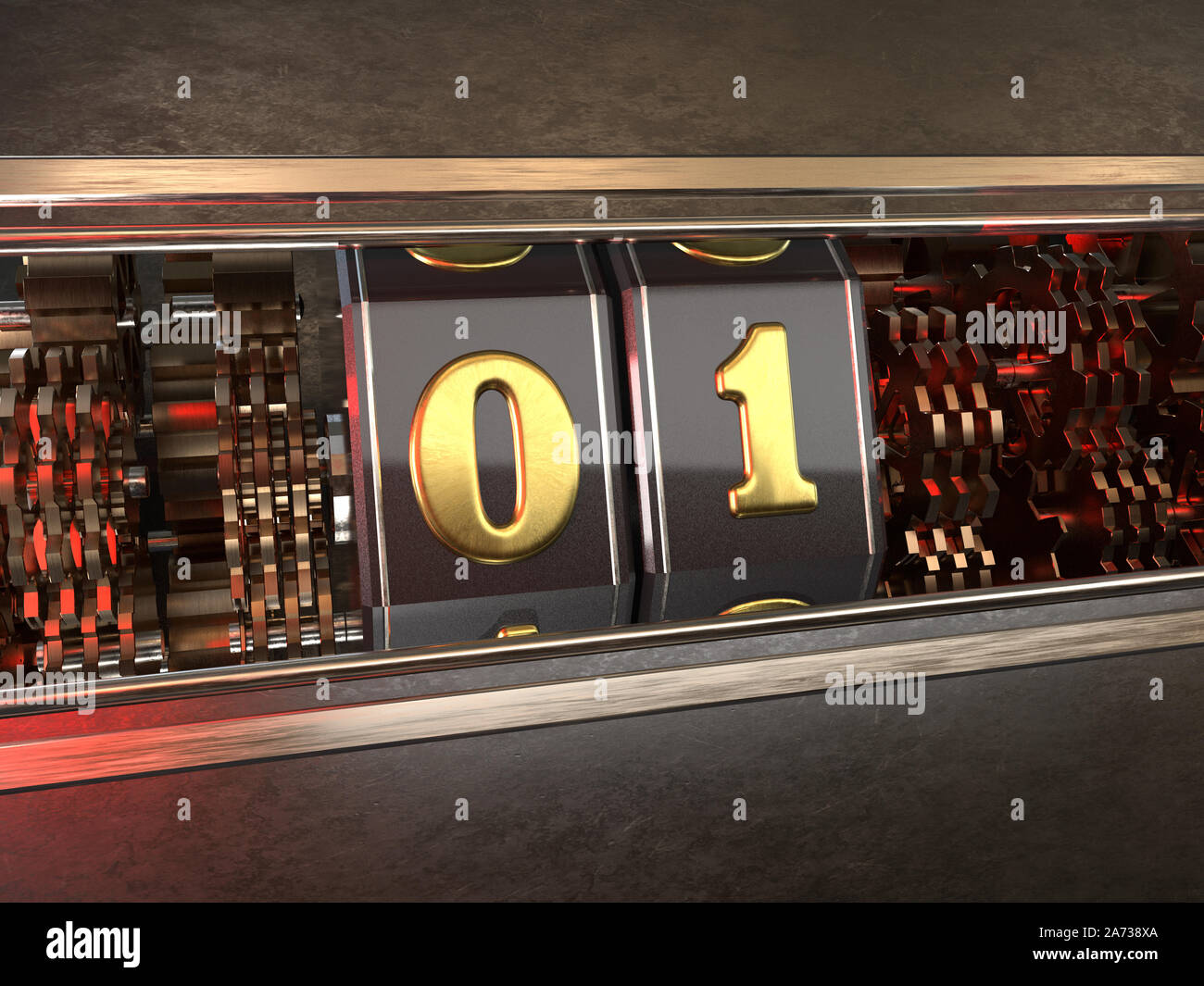 3d style number 1 hi-res stock photography and images - Alamy