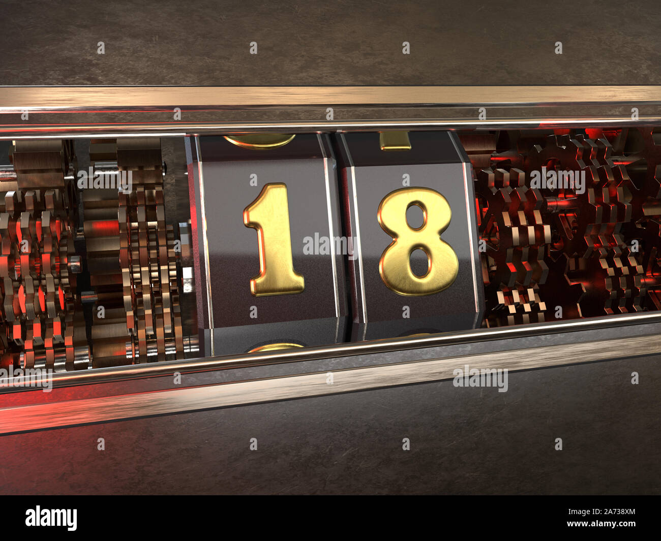Number eighteen hi-res stock photography and images - Alamy