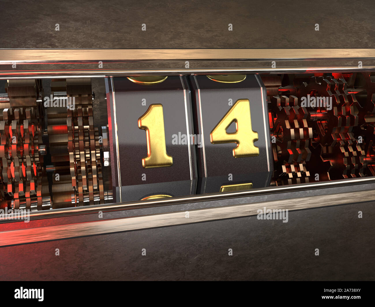 Number fourteen hi-res stock photography and images - Alamy