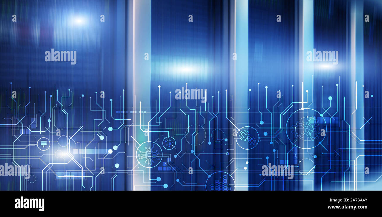 Schematic electronic draft server room information communication ...