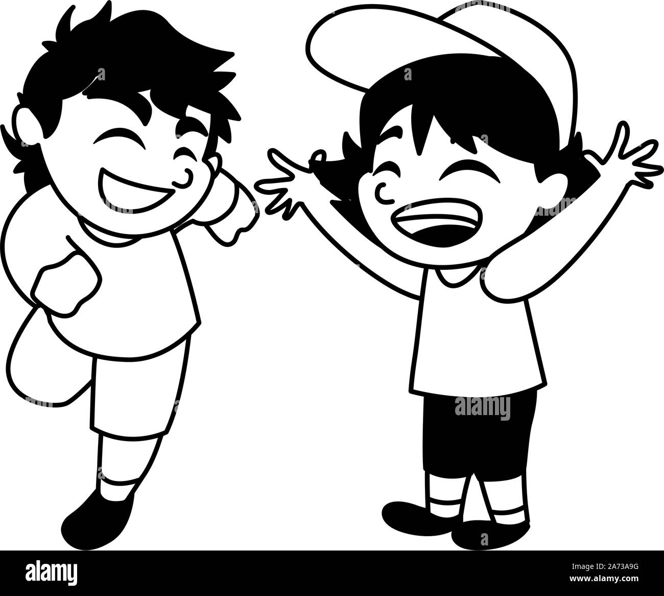Boys cartoons design, Kid childhood little people lifestyle and person ...