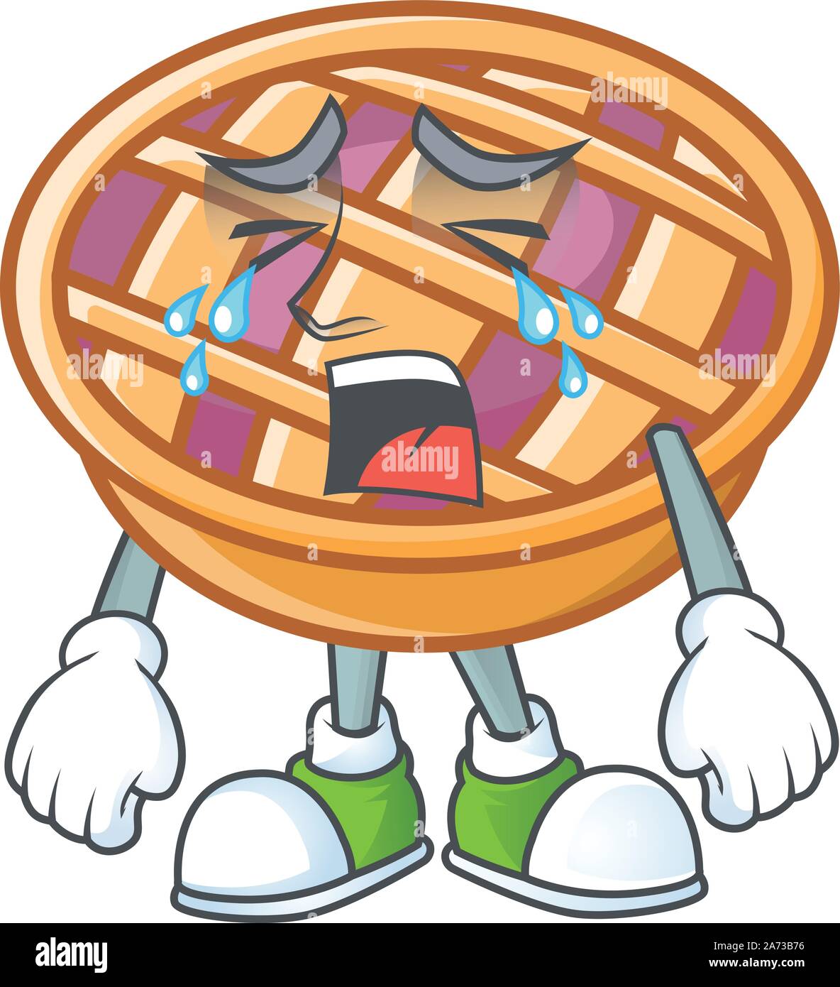 Whole blueberry pie Stock Vector Images - Alamy