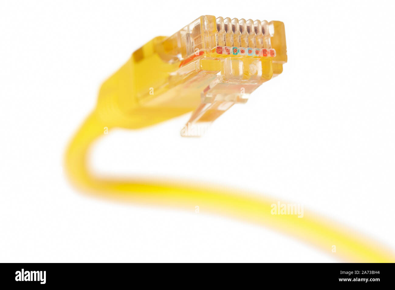Ethernet cable lan internet wire data connection. Networking and ...