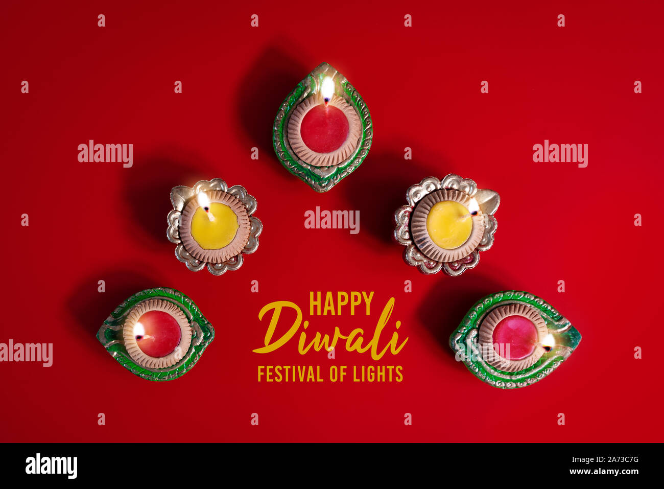 Top view of lit diya lamp hi-res stock photography and images - Alamy