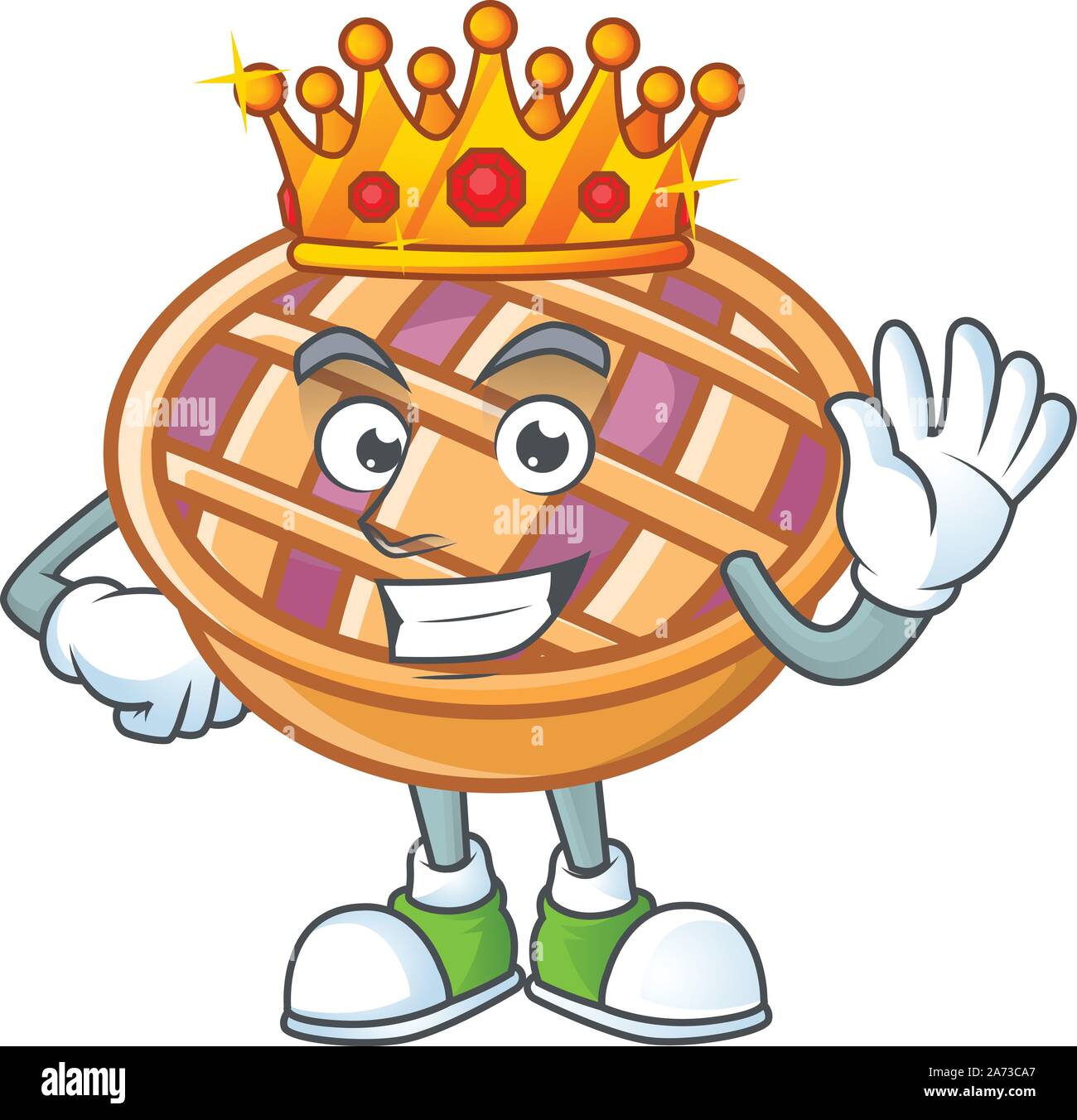 King fresh purple pie thanksgiving with nutrition Stock Vector Image ...