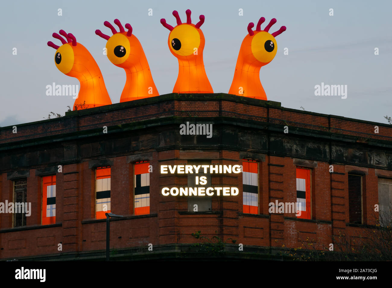 Halloween monster invasion at the Mayfield Depot Manchester UK Stock ...