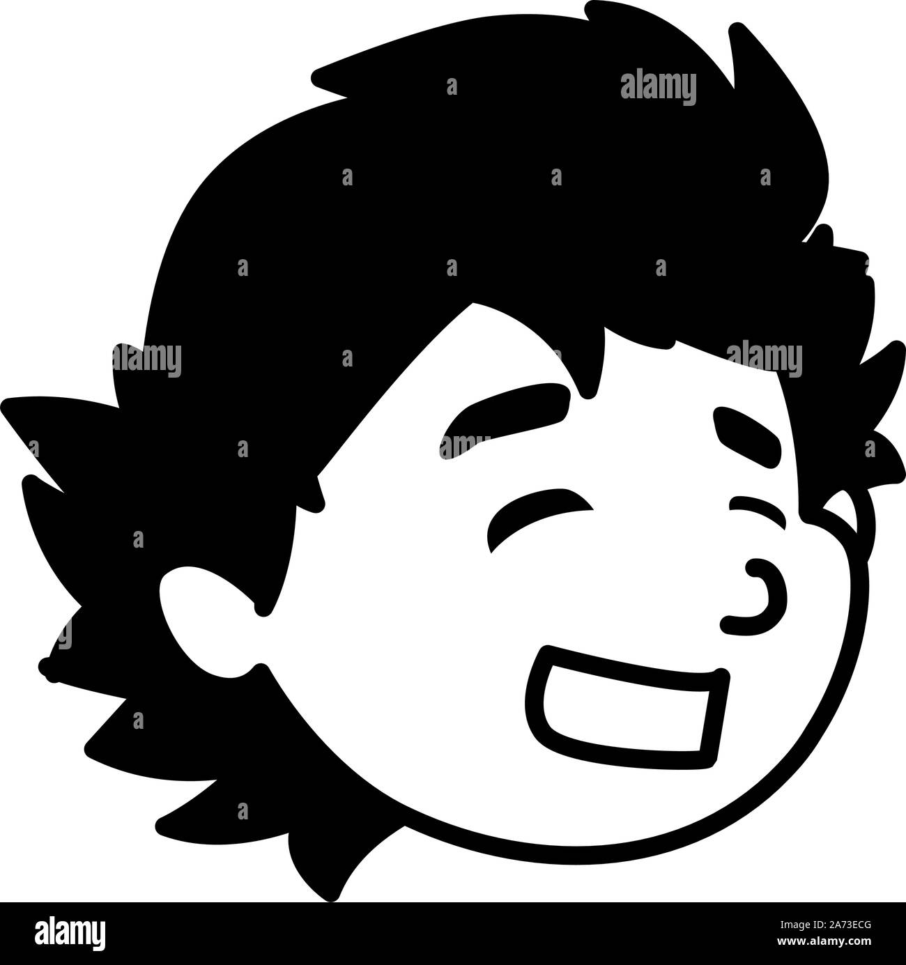 Boy cartoon head design, Kid childhood little people lifestyle and ...