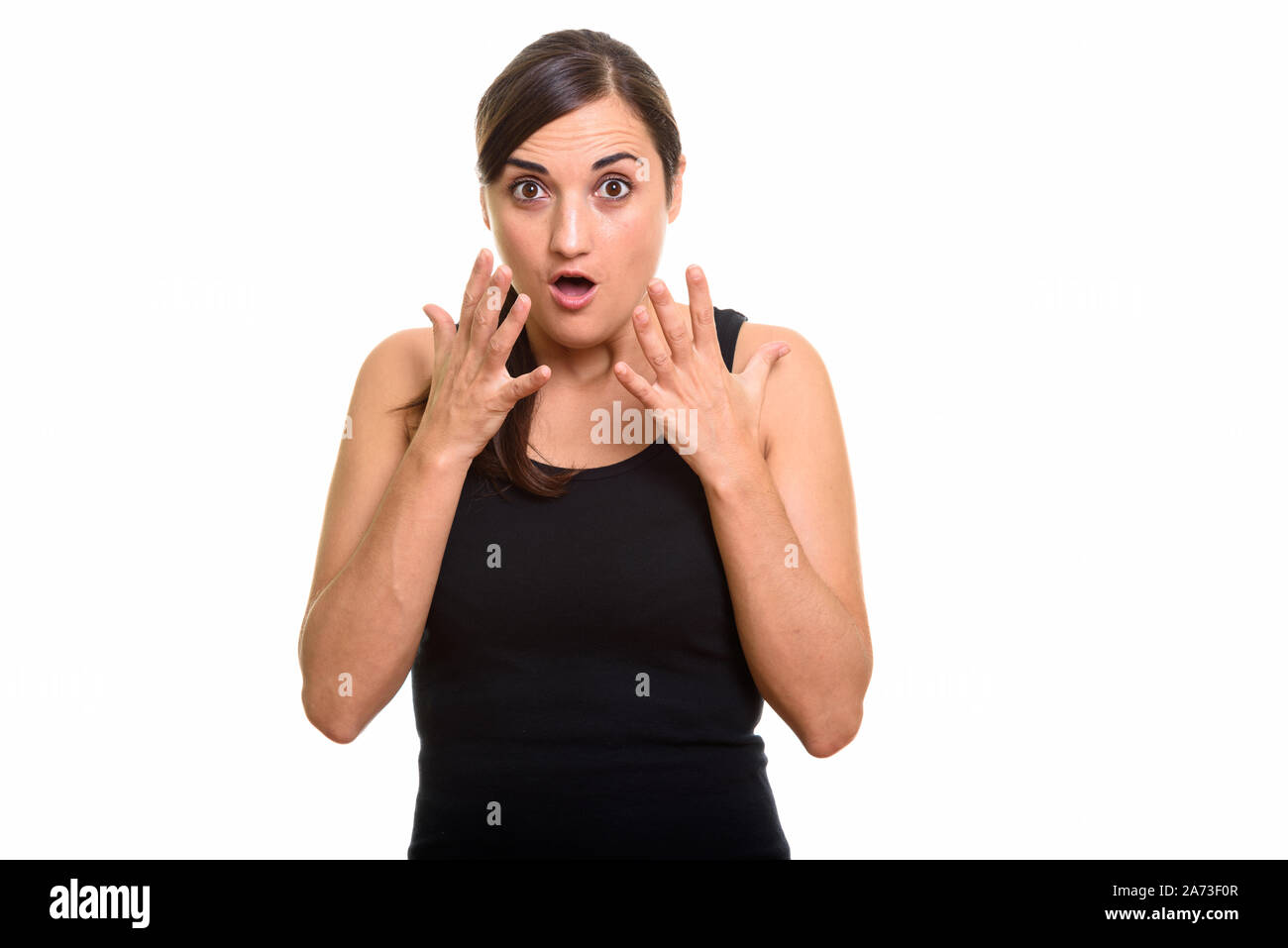 Surprised shocked women isolated hi-res stock photography and images ...