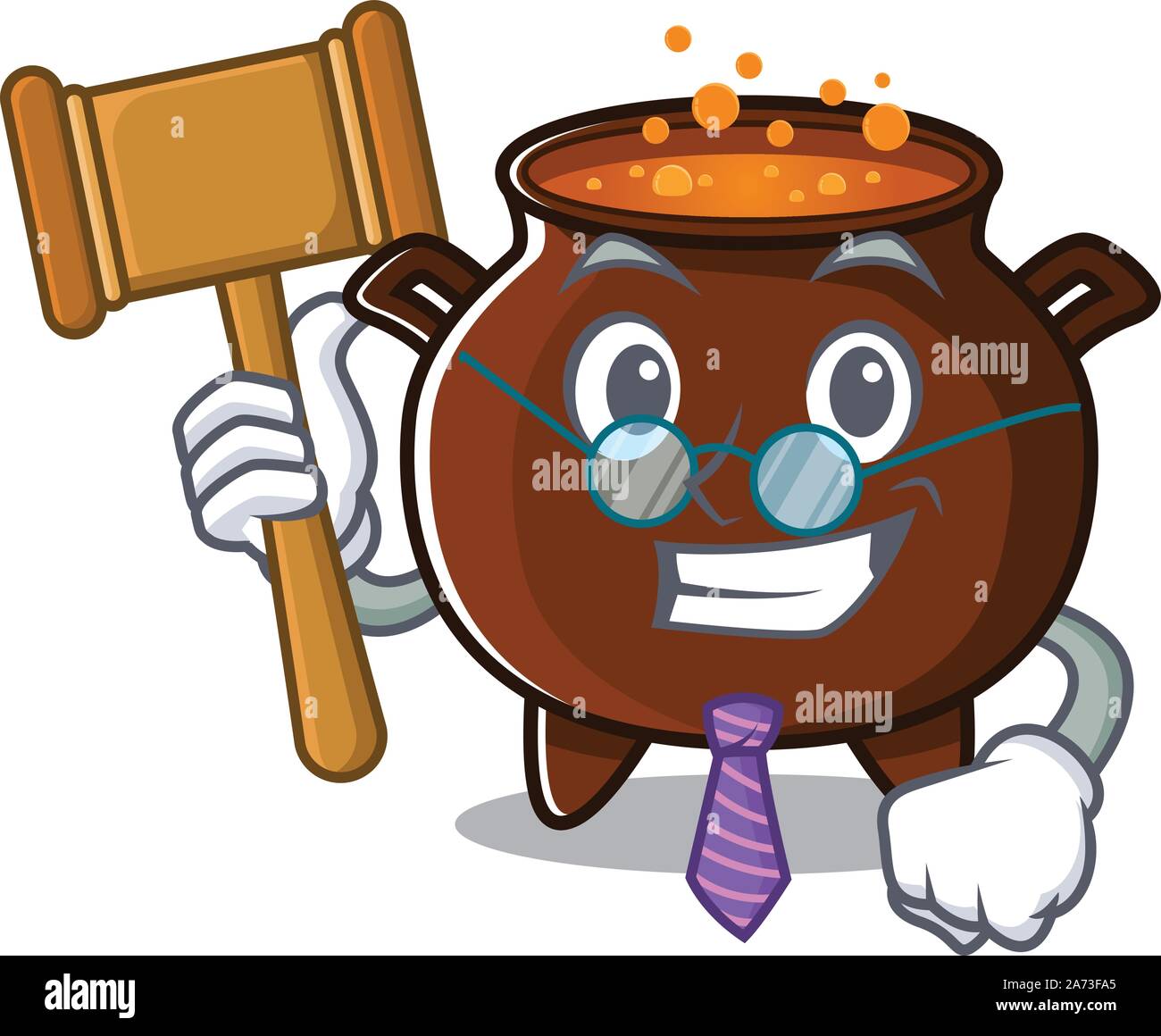 Judge miniature cauldron in the a cartoon Stock Vector Image & Art - Alamy