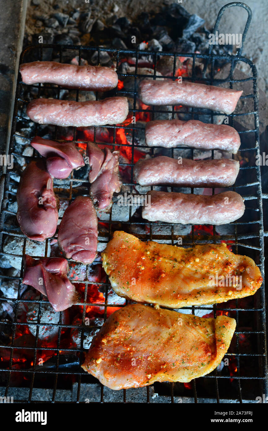 Liver grill hi-res stock photography and images - Alamy