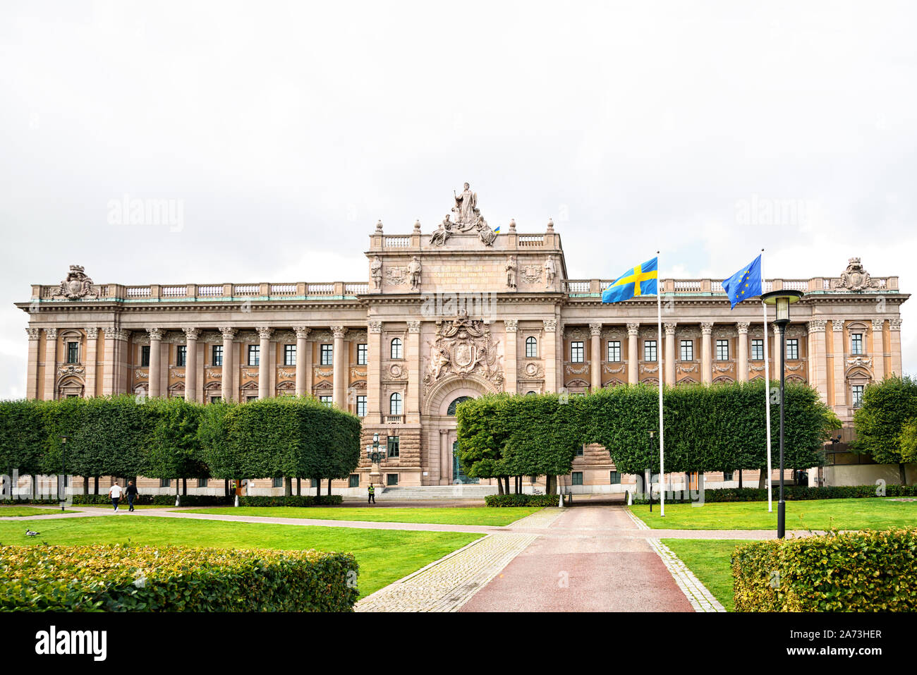 Stockholm sweden flag building hi-res stock photography and images - Alamy
