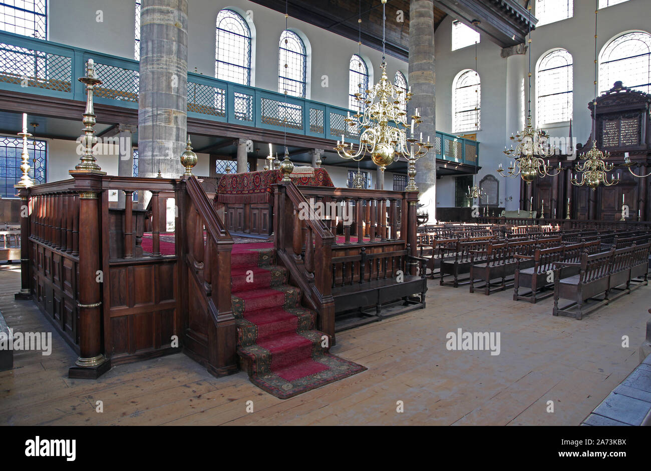 Portuguese Synagogue in the Jewish Cultural Quarter in Amsterdam.The ...