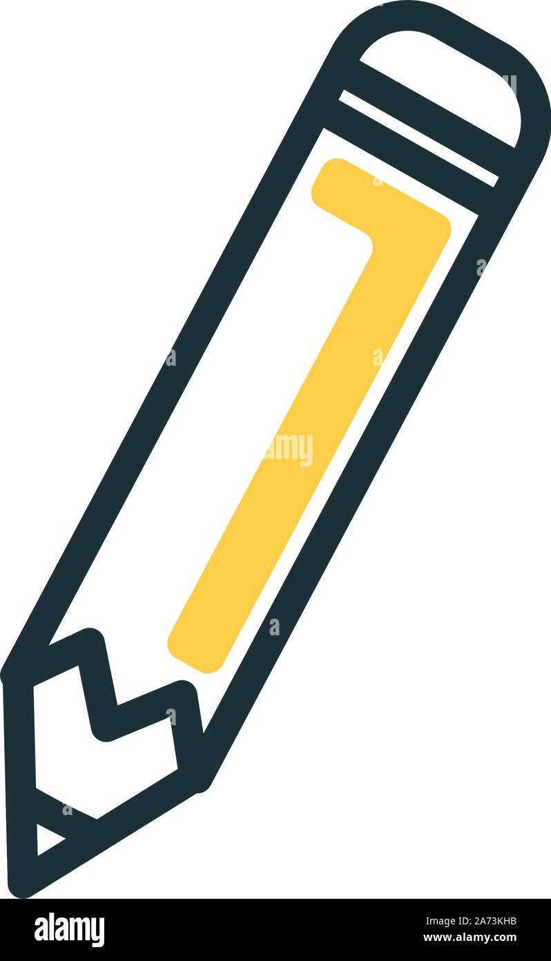 Pencil design, Tool write office object instrument equipment and draw ...