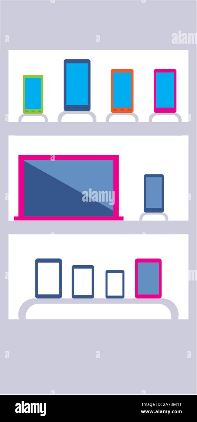 shop stand design, Commerce market store retail paying and buying theme ...