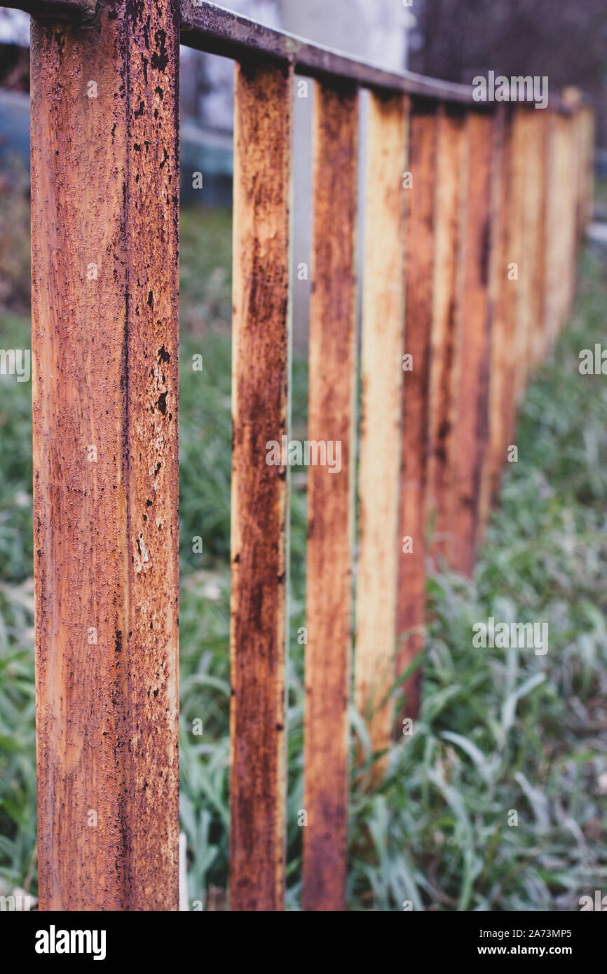 Old rusted decorative wrought iron hi-res stock photography and images ...