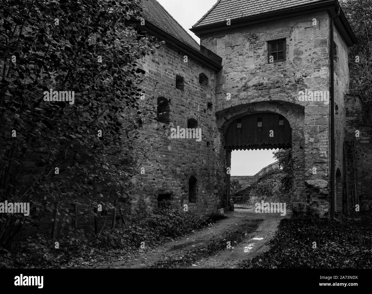 Old castle in autumn Stock Photo - Alamy