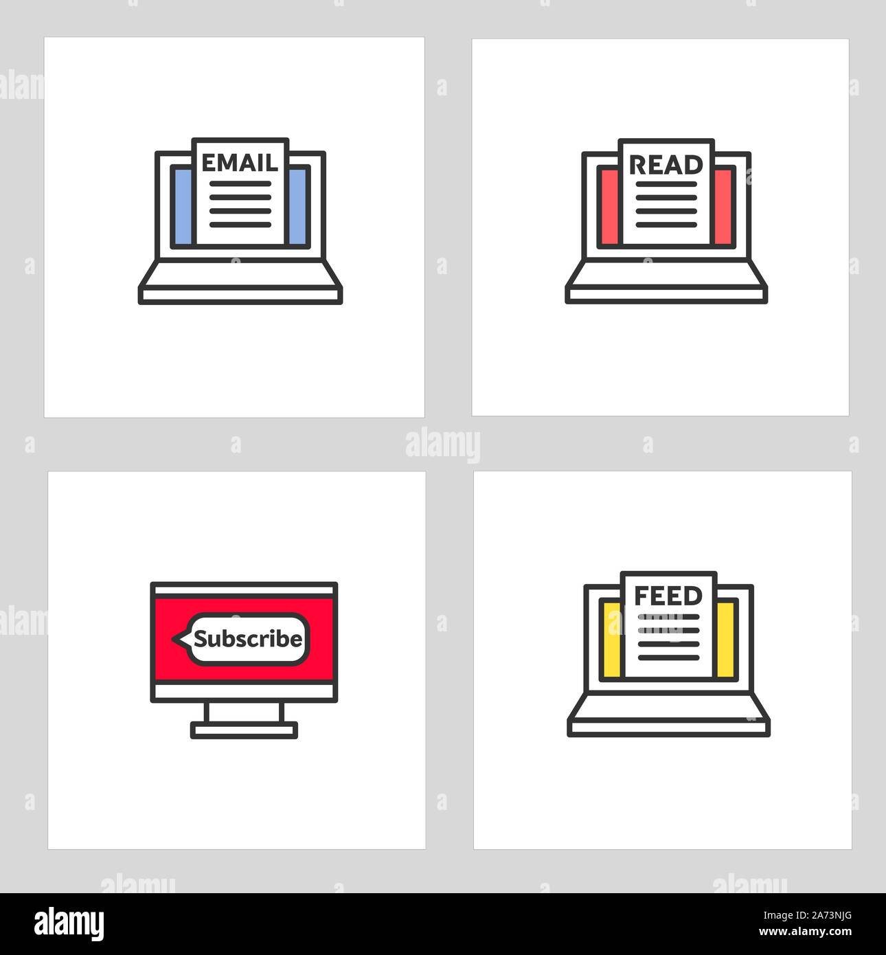 News technology general Stock Vector Images - Alamy