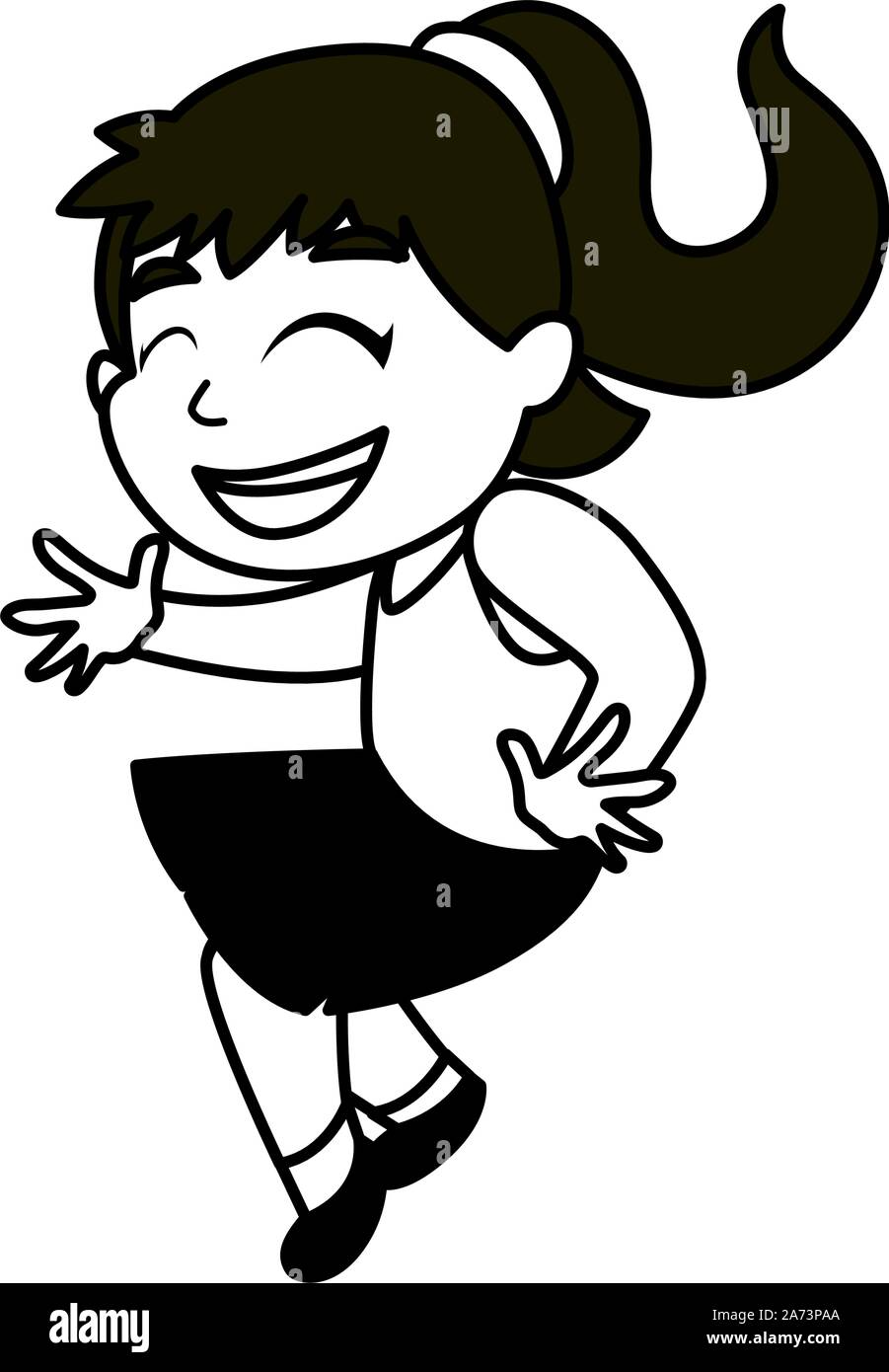 Girl cartoon design, Kid childhood little people lifestyle and person ...