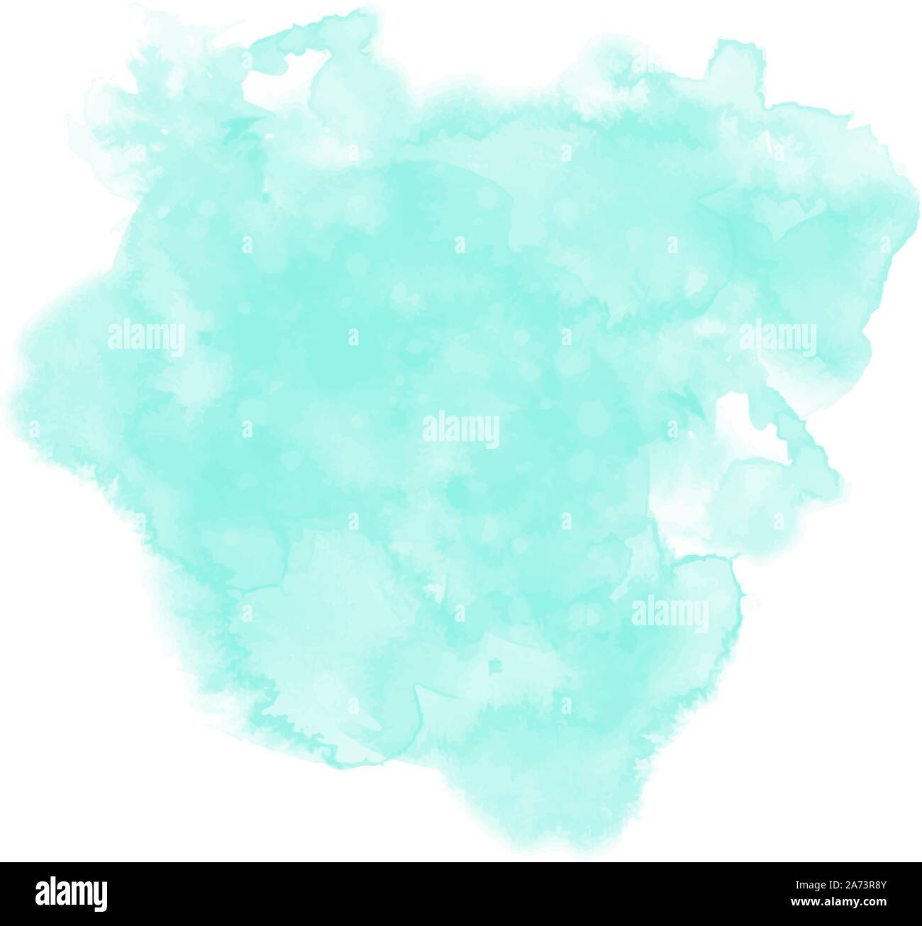 Neo mint watercolor background. Abstract vector paint splash, stain ...