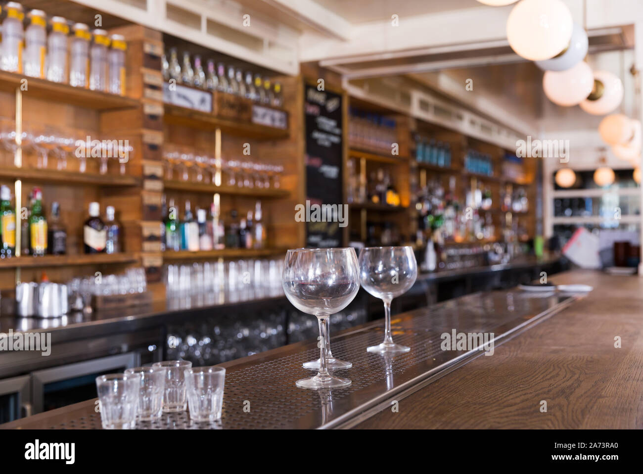 Bar Scene Background