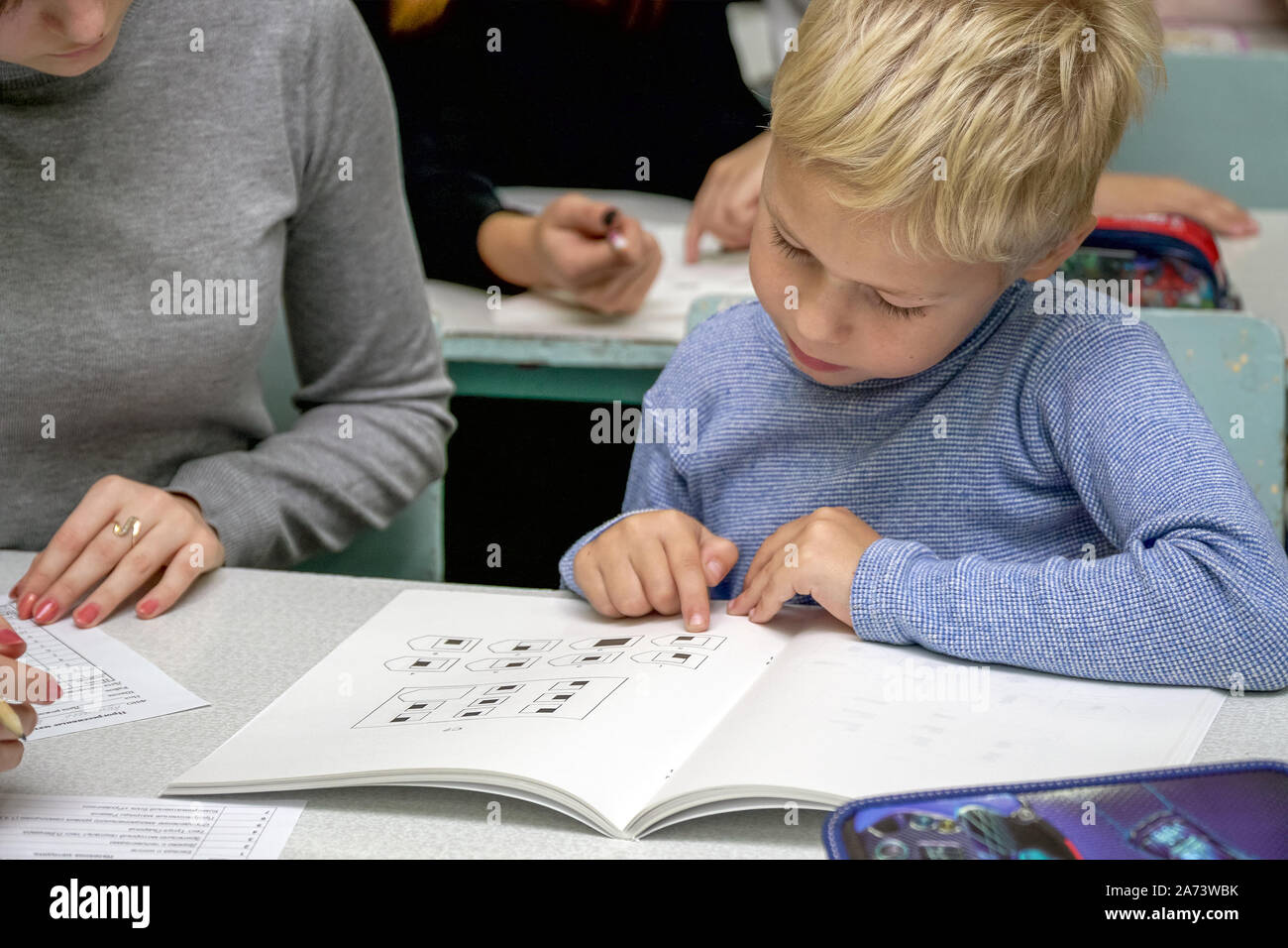 Literacy class russia hi-res stock photography and images - Alamy