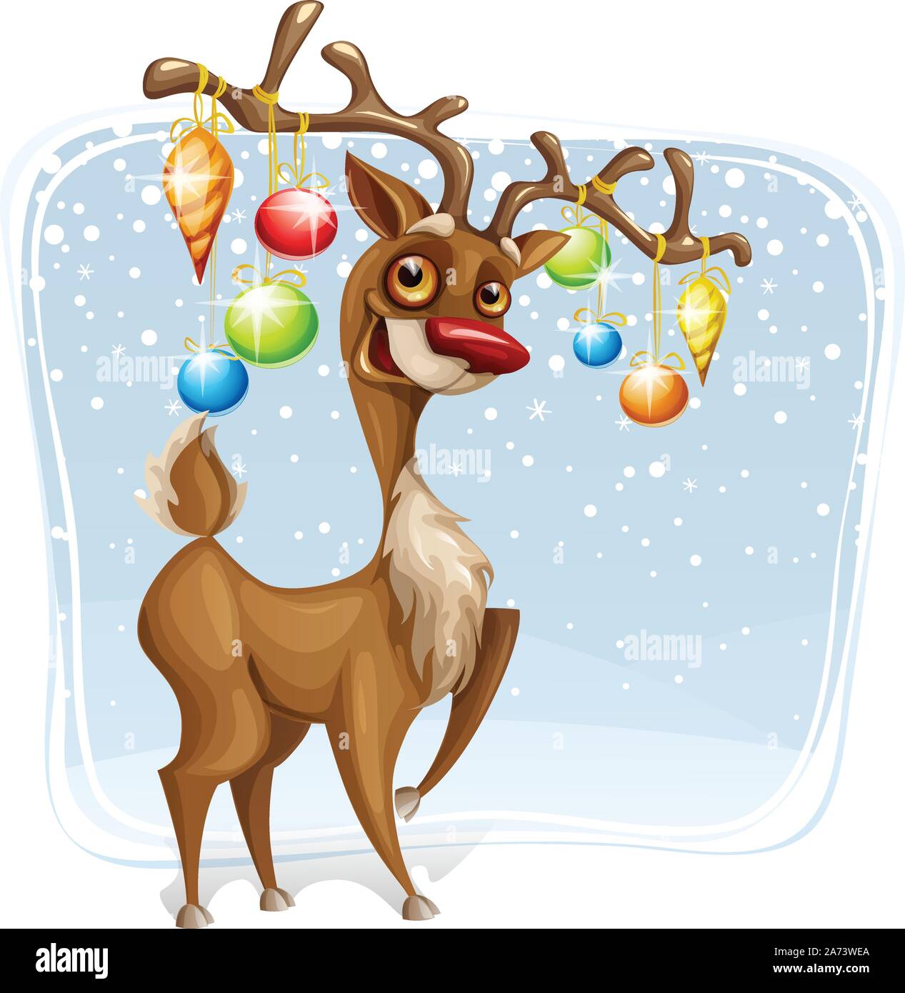 Funny Reindeer Cartoon Images
