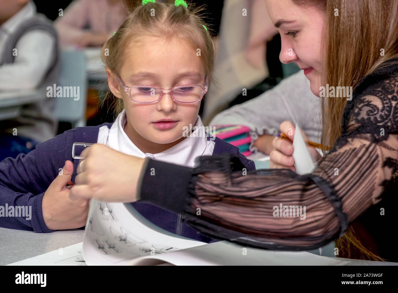 Literacy class russia hi-res stock photography and images - Alamy