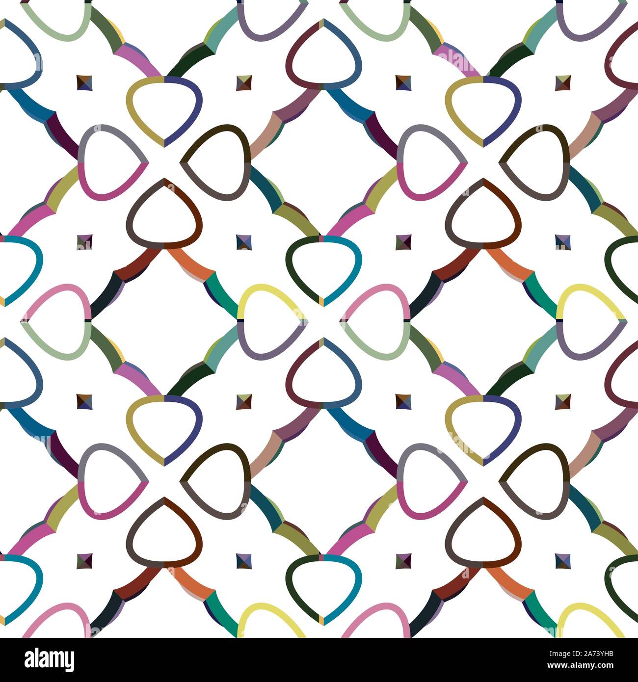 Geometric ornamental vector pattern. Seamless design texture Stock ...