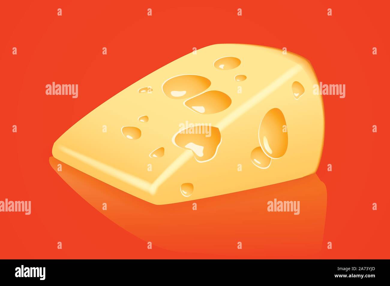 Eating messy cheese Stock Vector Images - Alamy