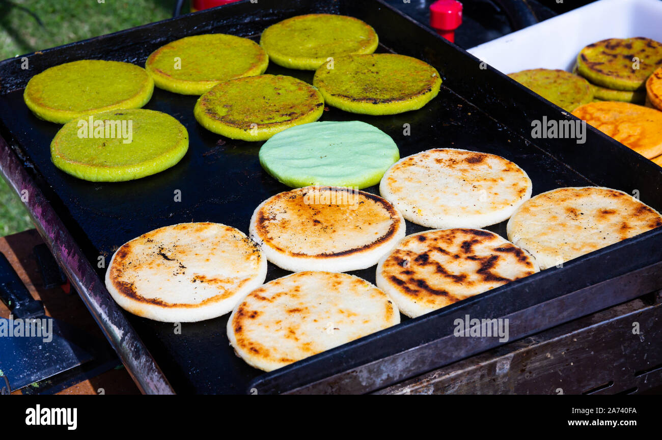 Traditional Venezuelan Food Arepa