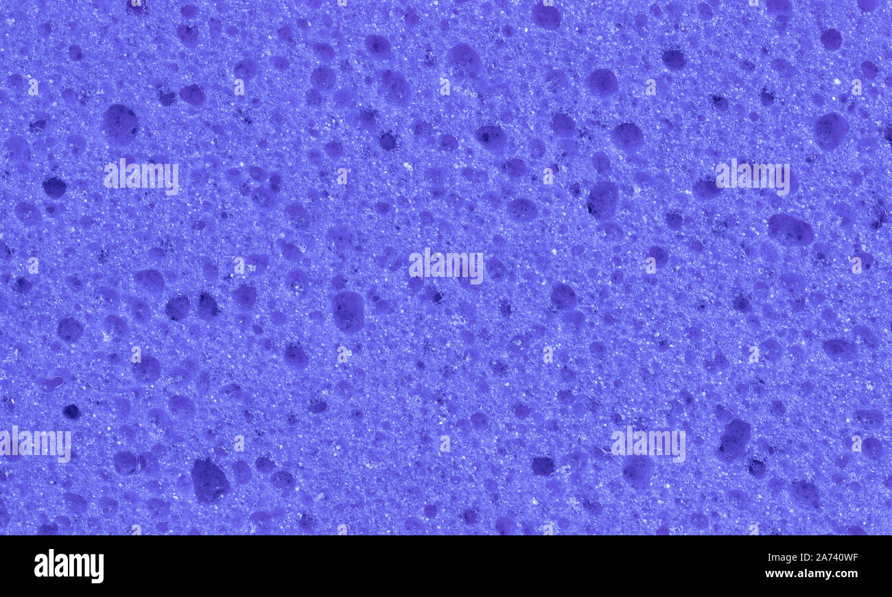 Sponge isolated, used for cleaning, filled with air bubbles Stock Photo ...