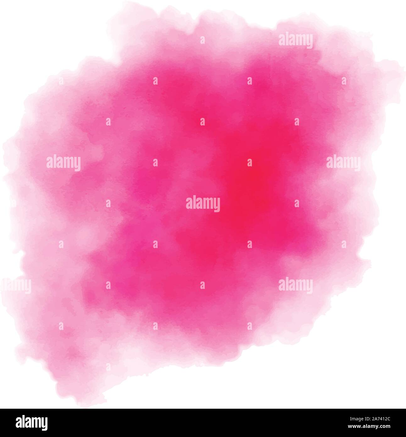 Pink, red watercolor background. Abstract vector paint splash, isolated ...