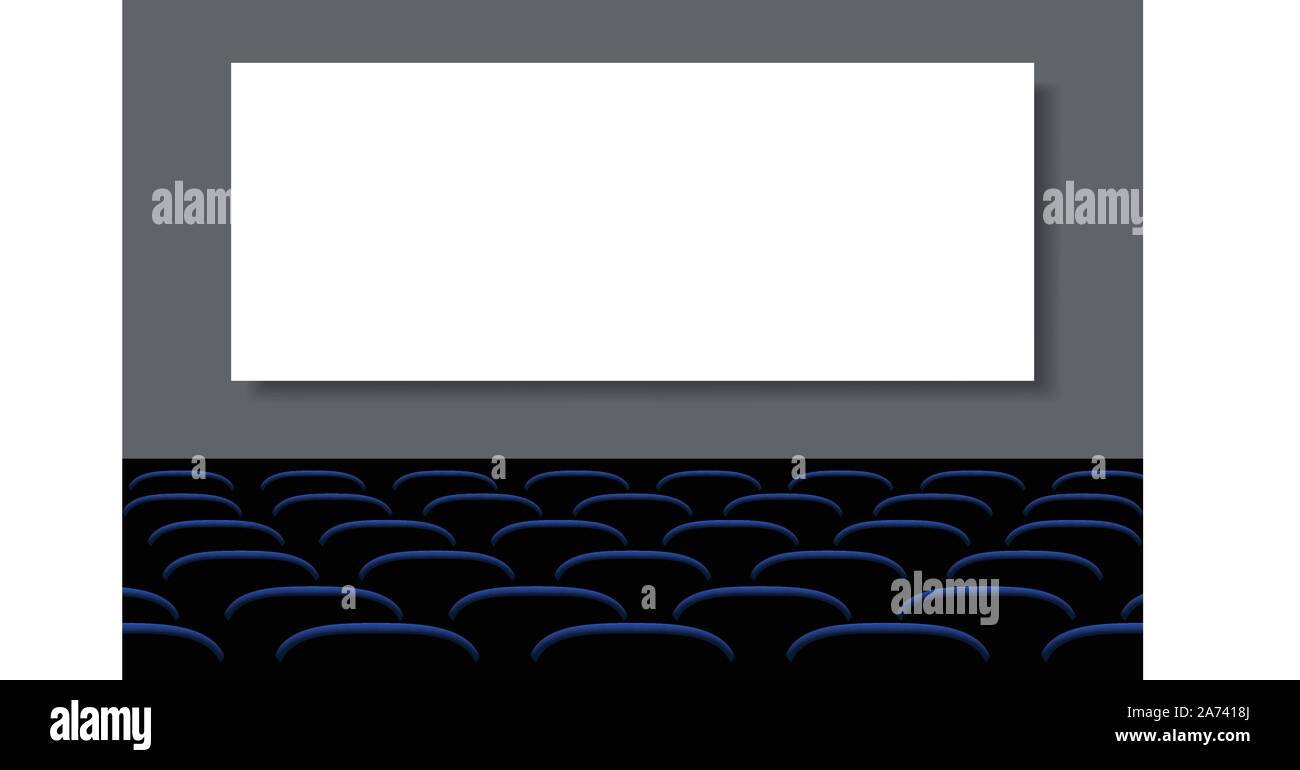Empty seats concert hall Stock Vector Images - Alamy
