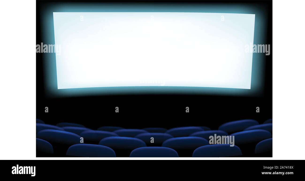 Cinema hall audience Stock Vector Images - Alamy