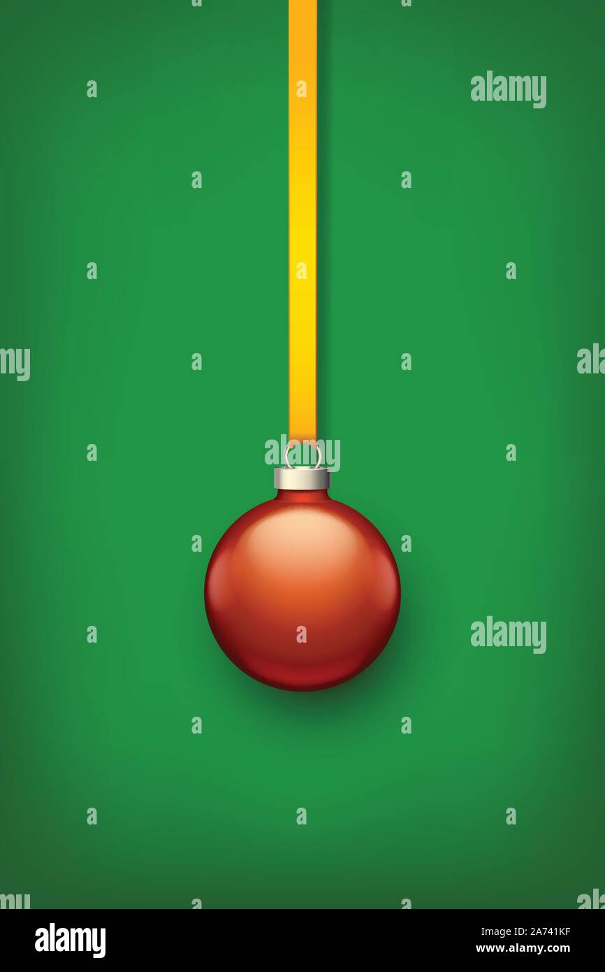 Closeup christmas tree bauble Stock Vector Images - Alamy