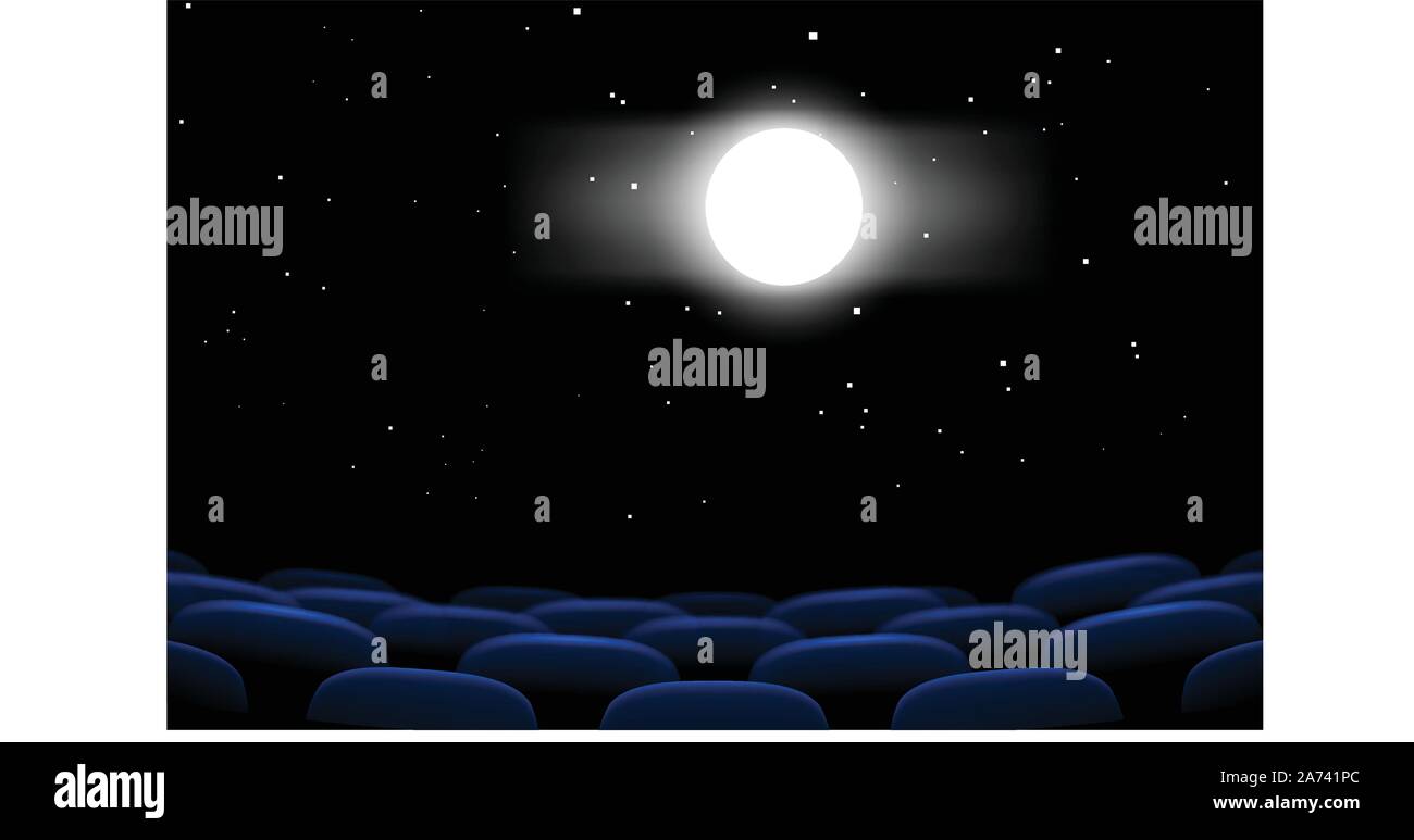 Empty seats concert hall Stock Vector Images - Alamy